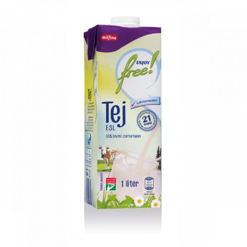 MILSANI ENJOY free! Laktózmentes ESL tej 3,5 % zsírtartalom ...