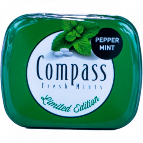 COMPASS FRESH Mints borsmenta ízű keménycukorka, 20 g 0.02 kilogramm ...