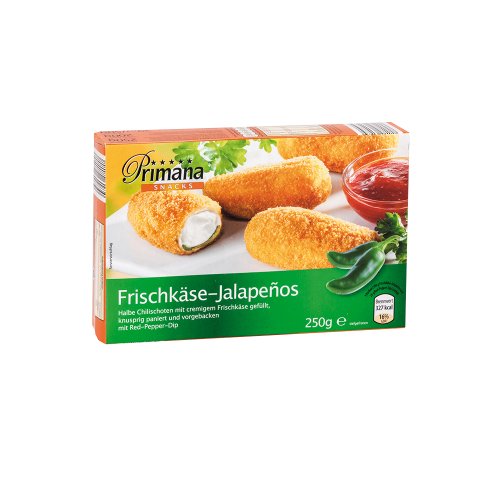PRIMANA Sajt snack válogatás, panírozott, sajtkrémes-jalapenos paprikás ...