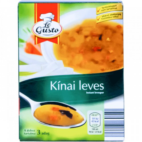 LE GUSTO Instant leves kínai leves, 3x15 g 0.045 kilogramm | Cashmap.hu ...