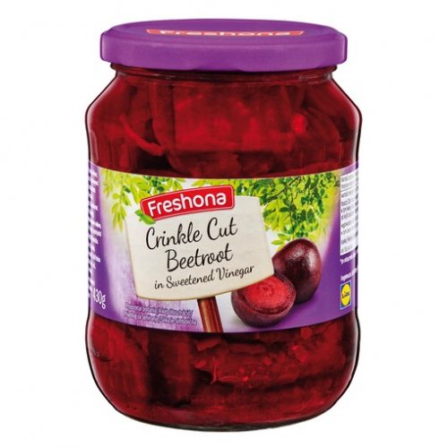 Freshona Ecetes cékla, szeletelt, üveges, 720 ml / 670 g, 430 g 0.43 ...