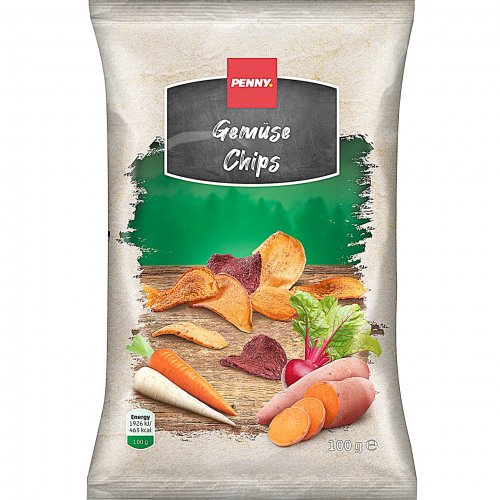 PENNY Zöldség, édesburgonya chips 100 g 0.1 kilogramm | Cashmap.hu ...