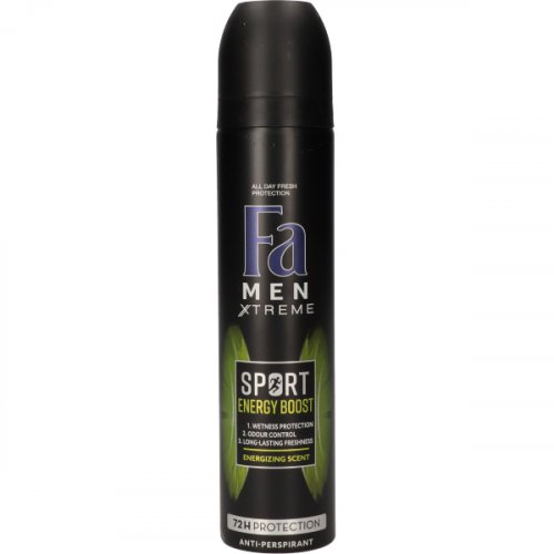 Fa Men Xtreme Sport Energy Boost férfi dezodor spray, 150 ml 0.15 liter ...