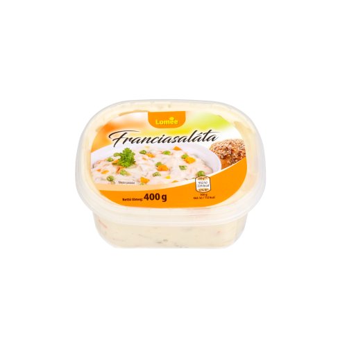Lomee majonézes franciasaláta, dobozos, hűtött, 400 g 0.4 kilogramm ...