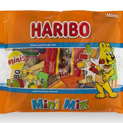 HARIBO Mini Mix, gumicukorka válogatás, 28 csomag mini, vegyes ...
