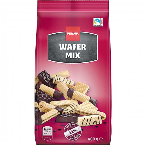 PENNY Wafer Mix, nápolyi és ostyakeverék, 400 g 0.4 kilogramm | Cashmap ...
