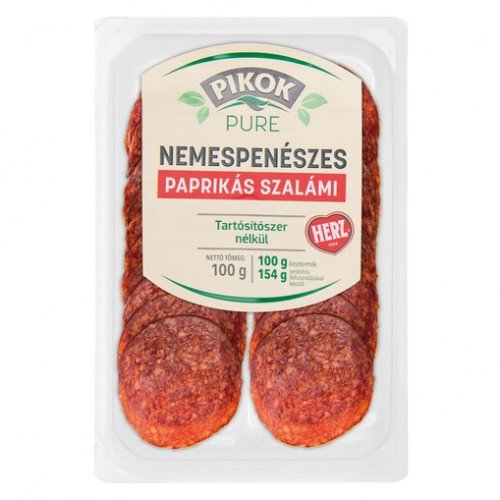 Pikok Pure szeletelt nemespenészes szalámi paprikás, 100 g 0.1 ...