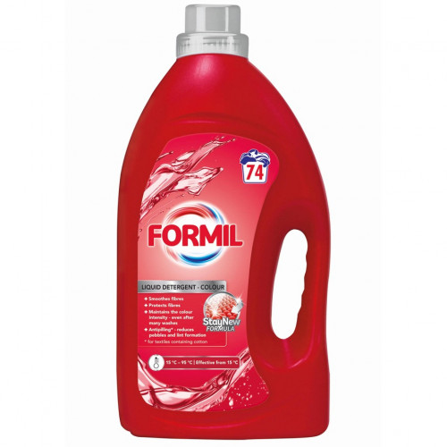 Formil Folyékony mosószer, Colour, színes ruhákhoz, 74 mosás, 3 L 3 ...