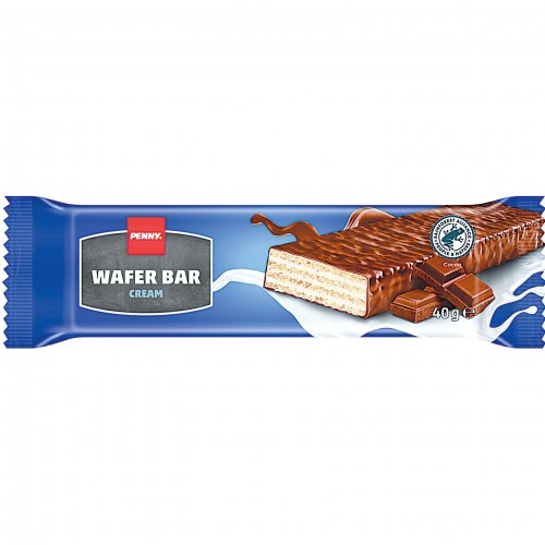 PENNY WAFER BAR Cream Tejszín ízesítésű krémmel (48%) töltött ostya ...