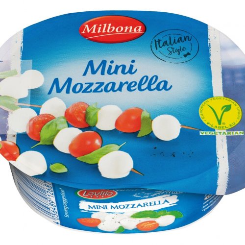 Milbona Mini mozzarella, 125 g 0.125 kilogramm | Cashmap.hu: akciók ...