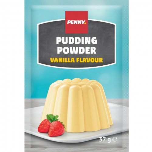 PENNY pudding powder vanilla flavour, vanília ízű főzőpudingpor, 5 x 37 ...