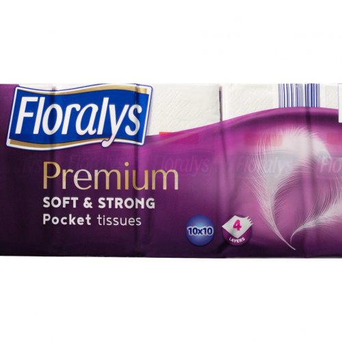 Floralys papír zsebkendő, 4 rétegű, 100 db 100 darab | Cashmap.hu ...