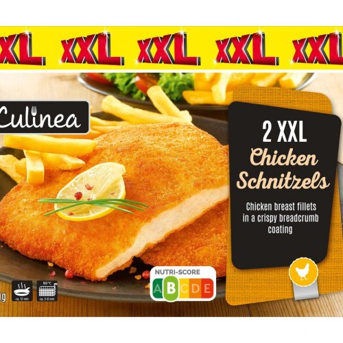 Culinea XXL Rántott csirkeszeletek fagyasztott 500 g 0.5 kilogramm ...