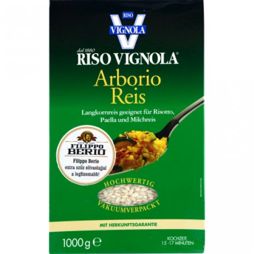 Riso Vignola Arborio „A" minőségű kerekszemű rizs 1 kg 1 kilogramm ...