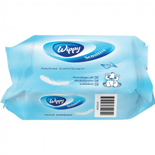 Wippy nedves toalettpapír XXL sensitive 210 db 210 darab | Cashmap.hu ...