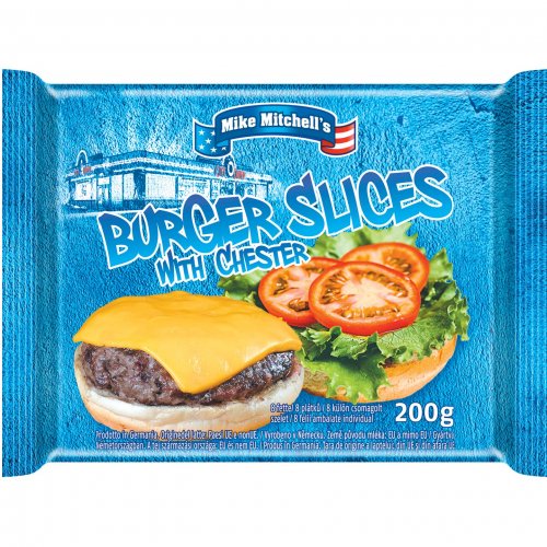 PENNY Mike mitchell's Burger Slices with chester,szeletelt, vágható ...