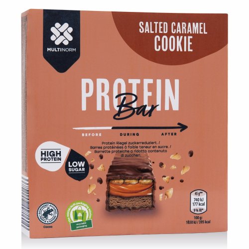 Multinorm Protein Bar, sós karamella krémmel töltött csokoládés ...
