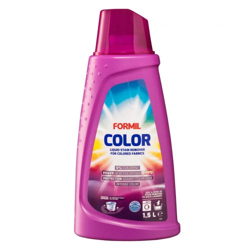 FORMIL Color folteltávolító folyadék, színes ruhákhoz, 1,5 L 1.5 liter ...