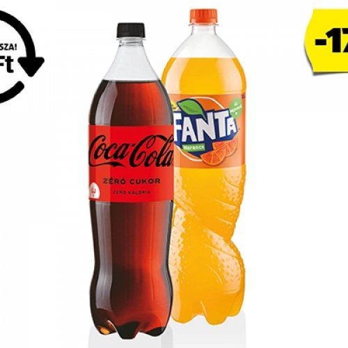 COCA-COLA Cherry Coke cseresznye és kóla ízű szénsavas üdítőital, + 50 ...
